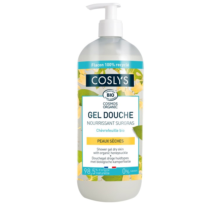 Gel de Ducha Extragraso con Honeysuckle de Coslys 1 Litro | Adonia Natur