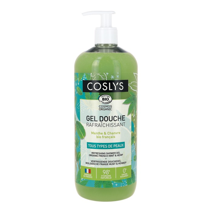 Gel de Ducha Menta y Cáñamo Coslys 1L | Adonia Natur