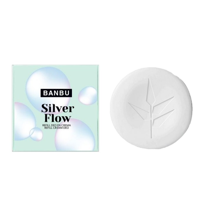 Recarga Desodorante en Crema Silver Flow de Banbu 50g. | Adonia Natur