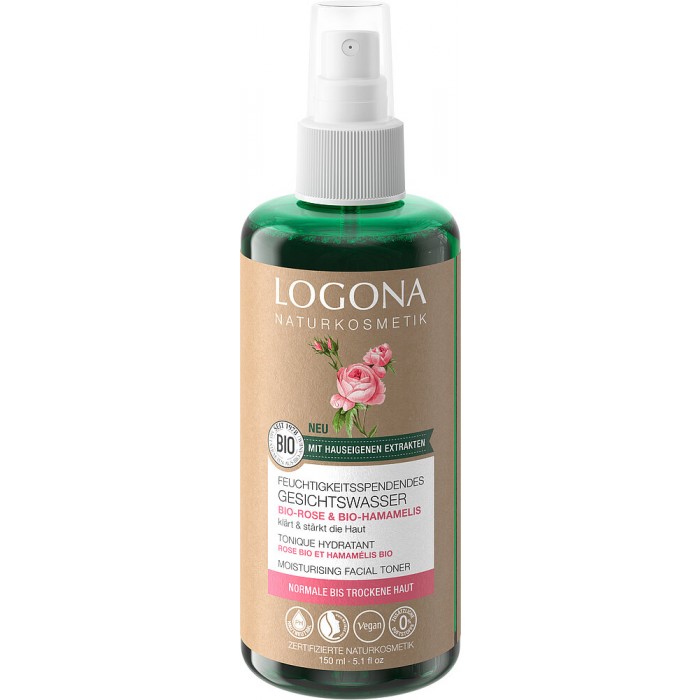 Tónico Facial Rosas y Aloe Vera de Logona 100ml. | Adonia Natur